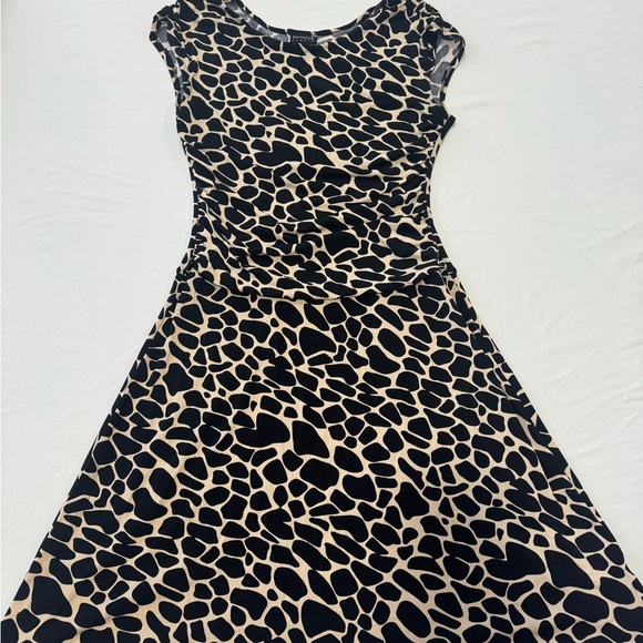 Enfocus Studio | Dresses | Enfocus Studio Animal Print Midi Dress ...